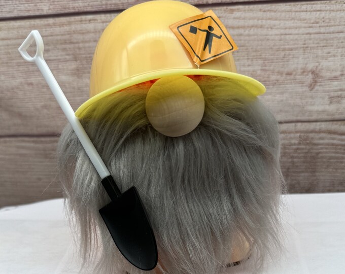 Construction Worker Gnome - Etsy