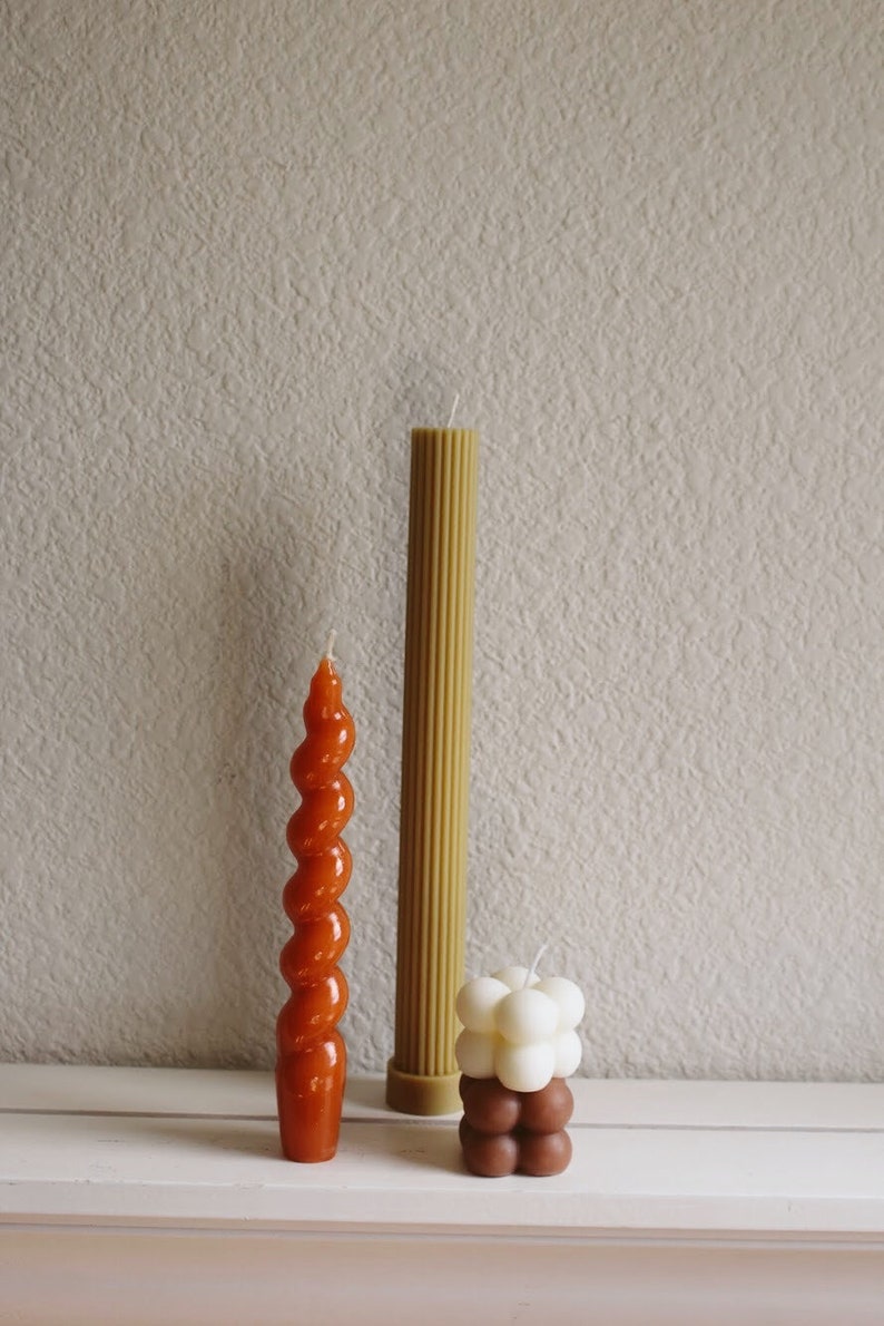 Turret Spiral Candle - Etsy
