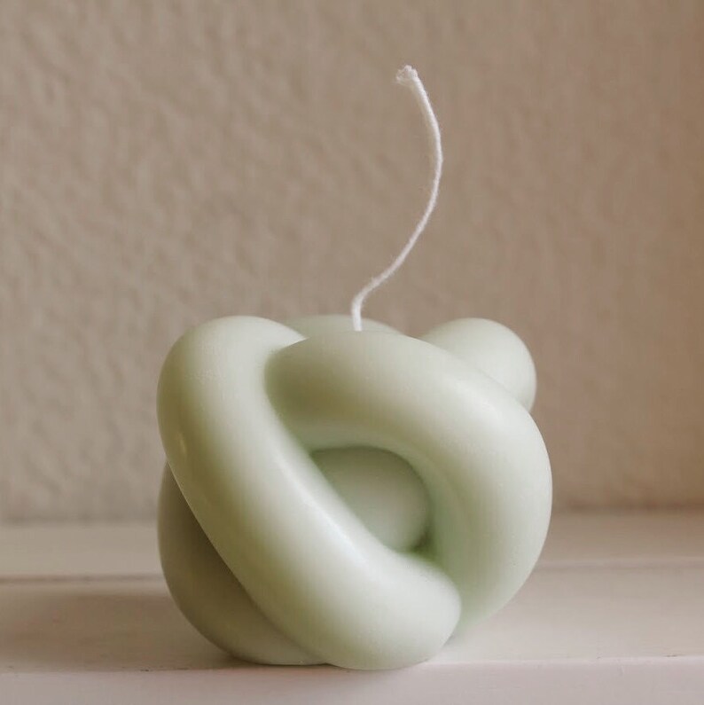 Mini Knot Candle - Etsy