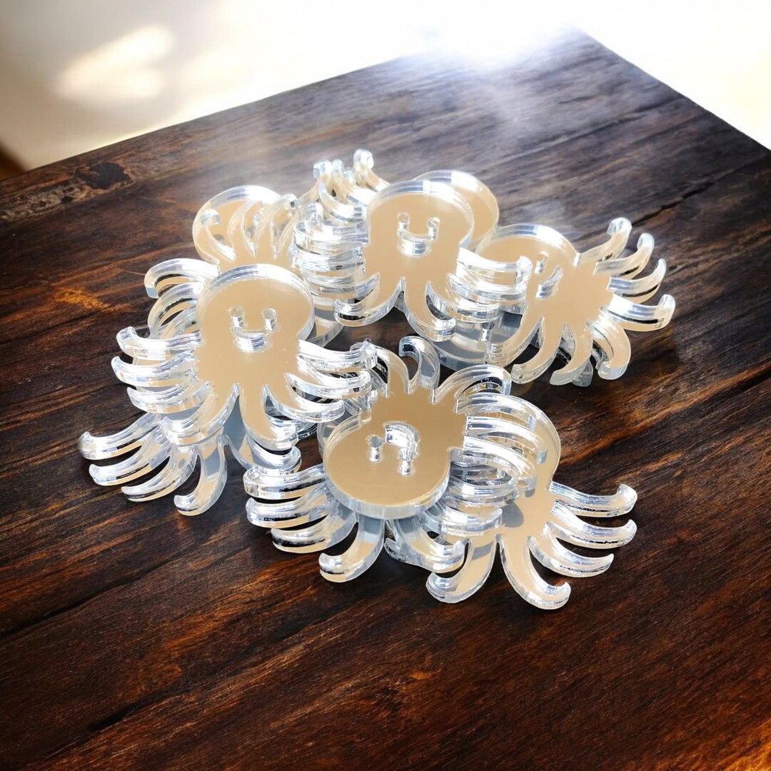 Octopus Acrylic Crafting Mirrors: Custom Colors & Sizes, Pack of 10 ...