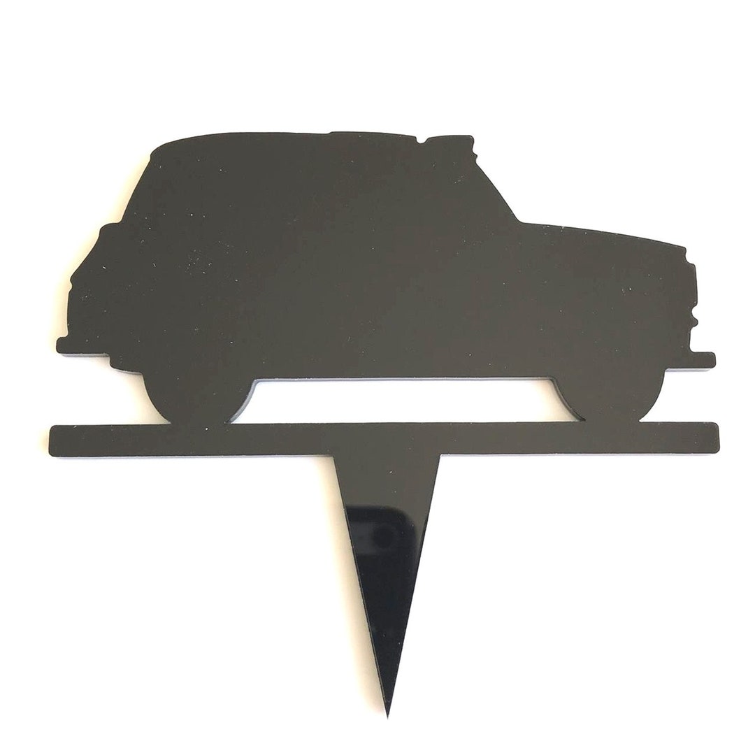 Black Taxi Cab Shaped Cake Toppers & Cup Cake Toppers - Several Colour ...