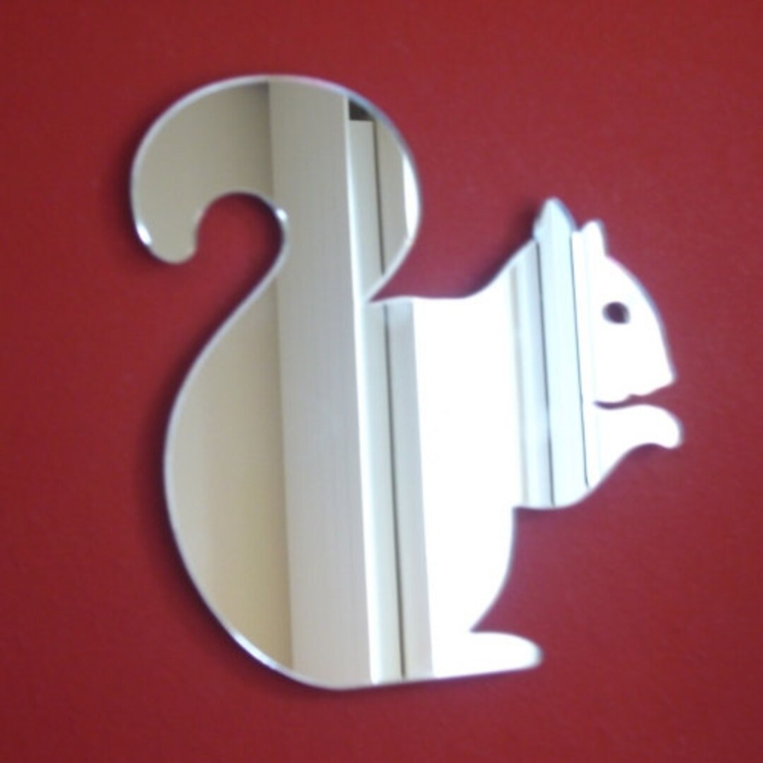 Squirrel Shaped Mirrors Bespoke Shapes Made - Etsy