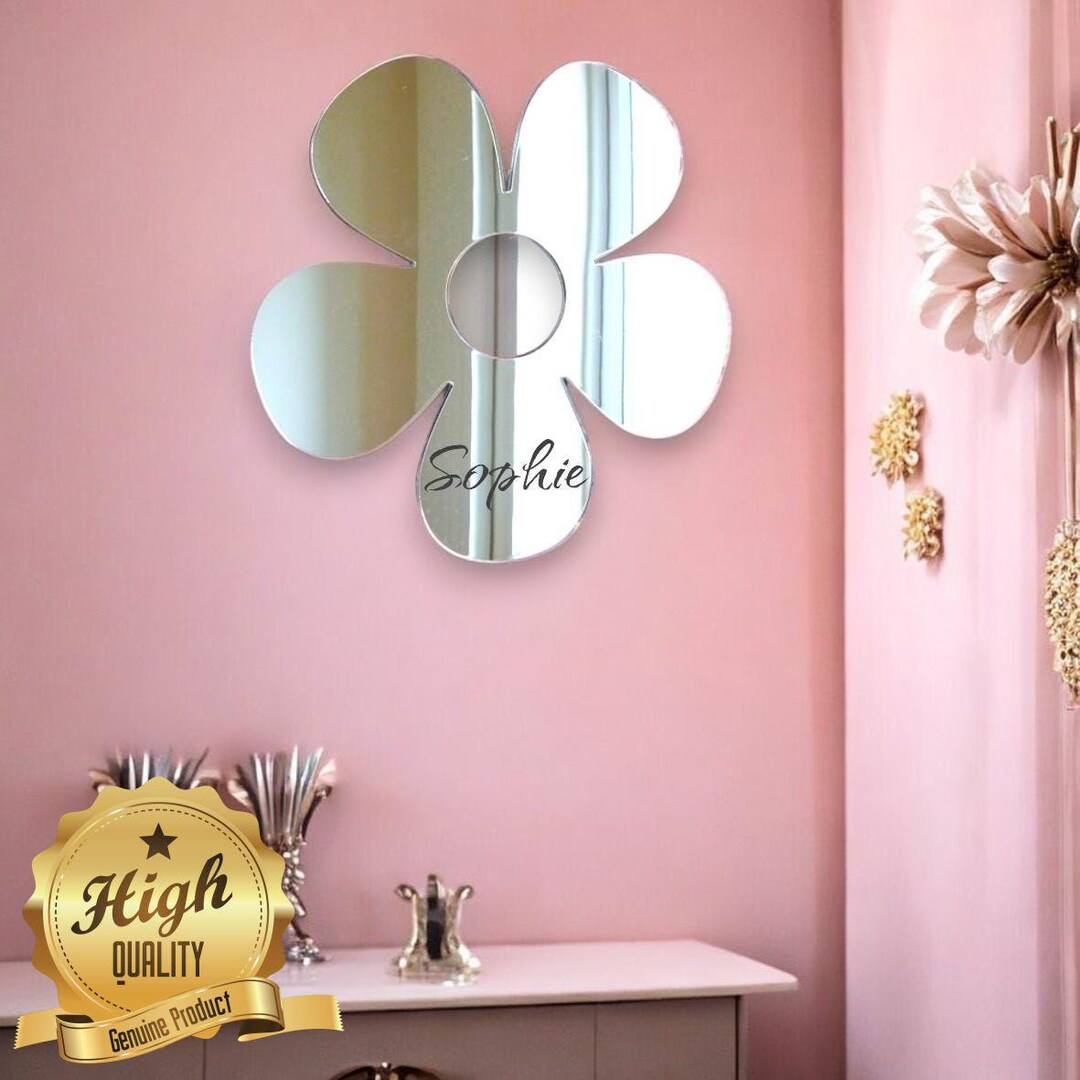 Daisy Shaped Mirrors for Indoors & Outdoor Use, Custom Sizes, Colours ...
