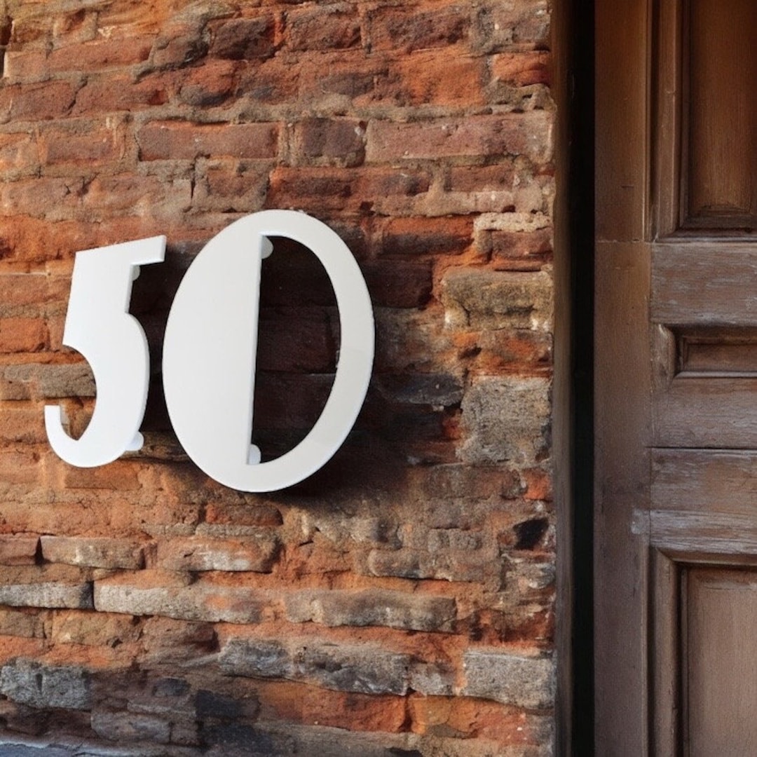 Deco Style, Floating Finish, House/shop/office Names and Numbers With ...