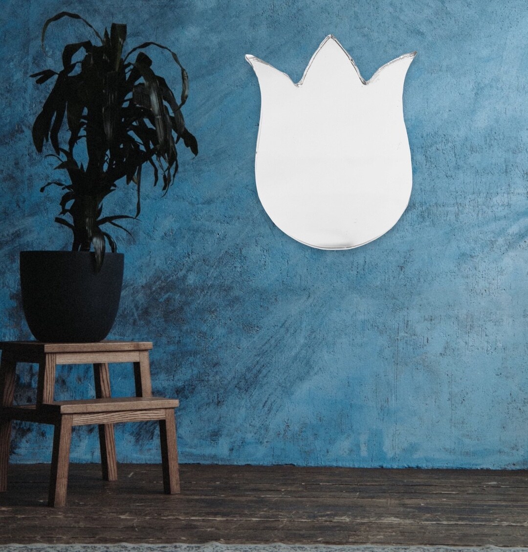 Tulip Flower Head Shaped Mirrors, Custom Colours, Sizes, Shapes - Etsy