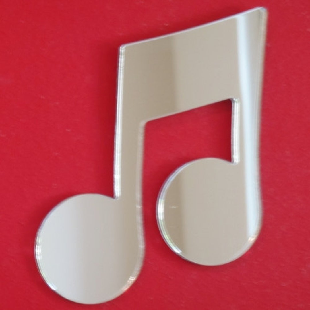Quaver Musical Notes Shaped Mirrors 5 Sizes Available. - Etsy