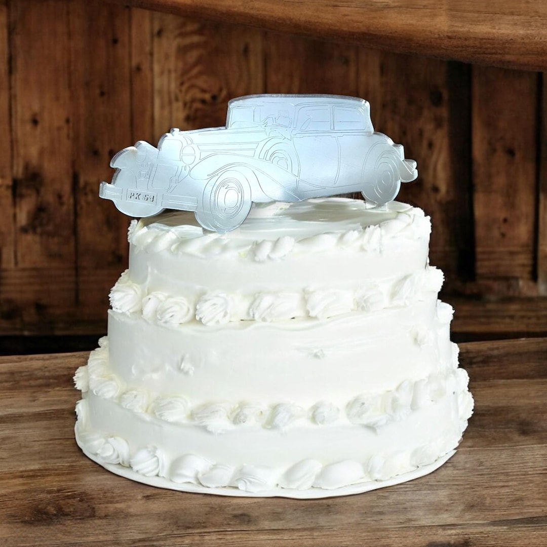 Any Classic Car Shaped Cake Toppers - Custom Colours, Any Bespoke Style ...