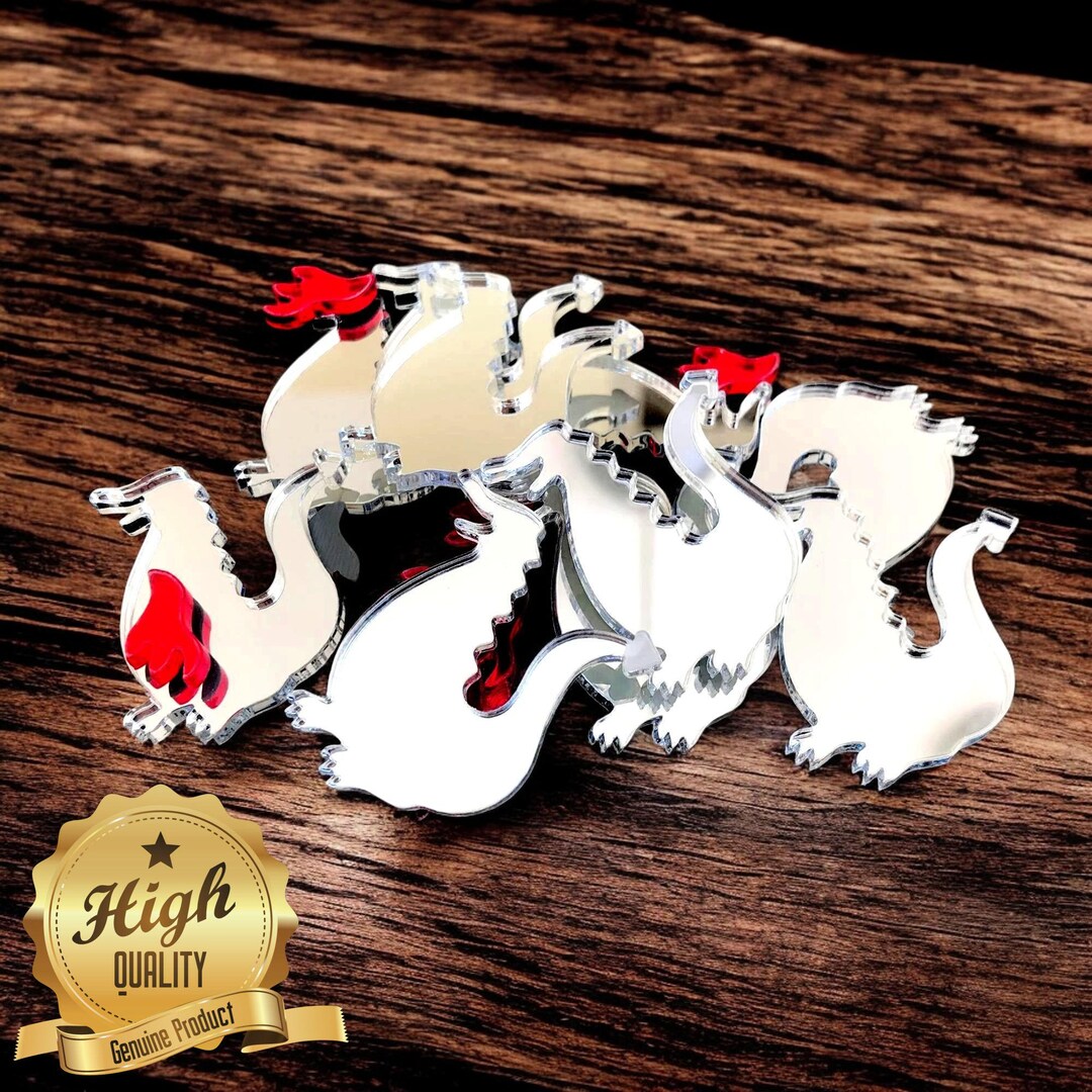 Dragon Shaped Crafting Mirrors, Custom Colours, Woods, Sizes, Shapes ...