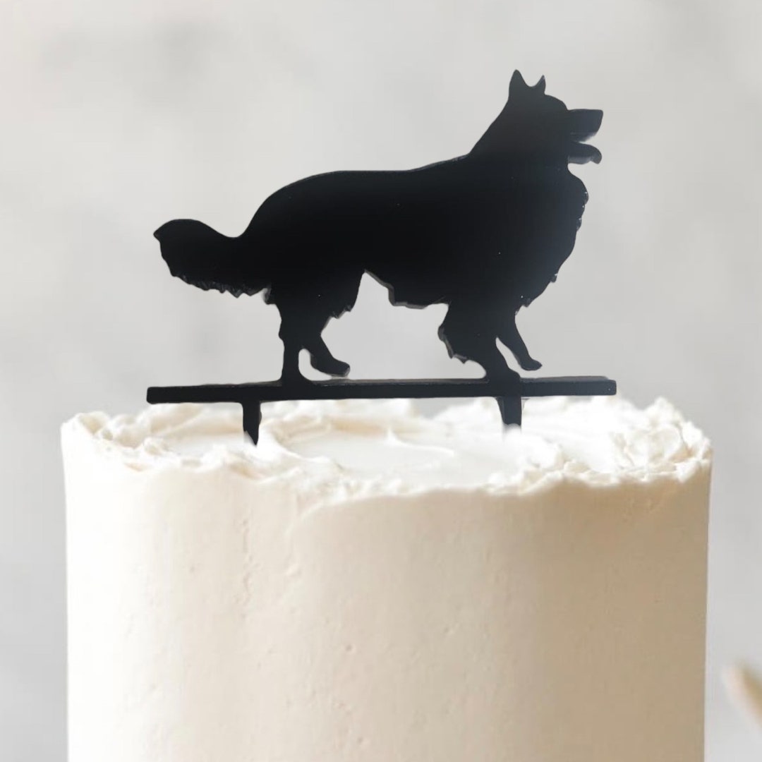 Custom Dog Breed Cake Topper: Personalized Birthday Anniversary Decor ...