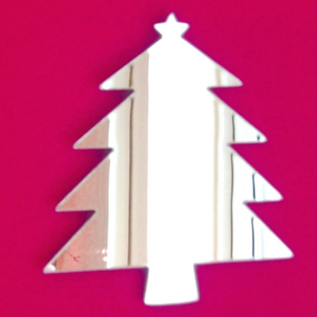 Christmas Tree Mirror 5 Sizes Bespoke Shapes Made - Etsy