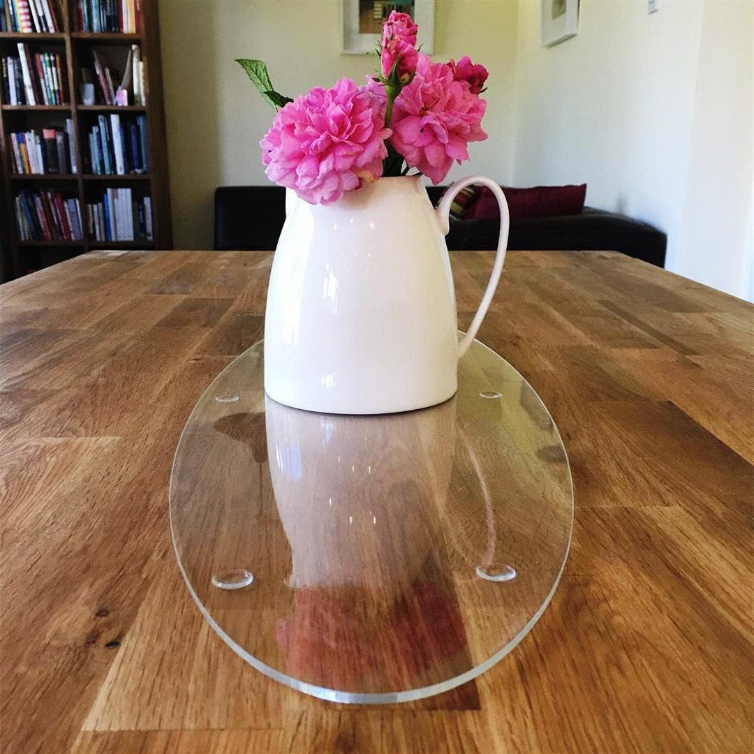 Oval Table Runners in Clear Gloss Finish 3mm Acrylic Many - Etsy