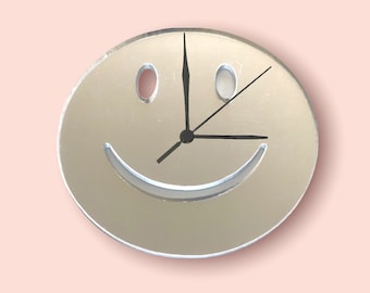 Smiley Face Clock - Etsy Australia