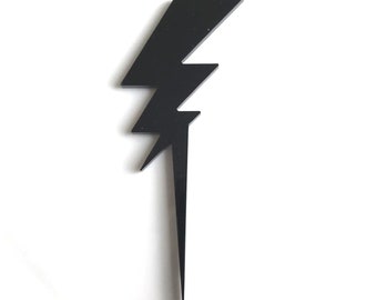Lightning Bolt Cake Topper - Etsy UK