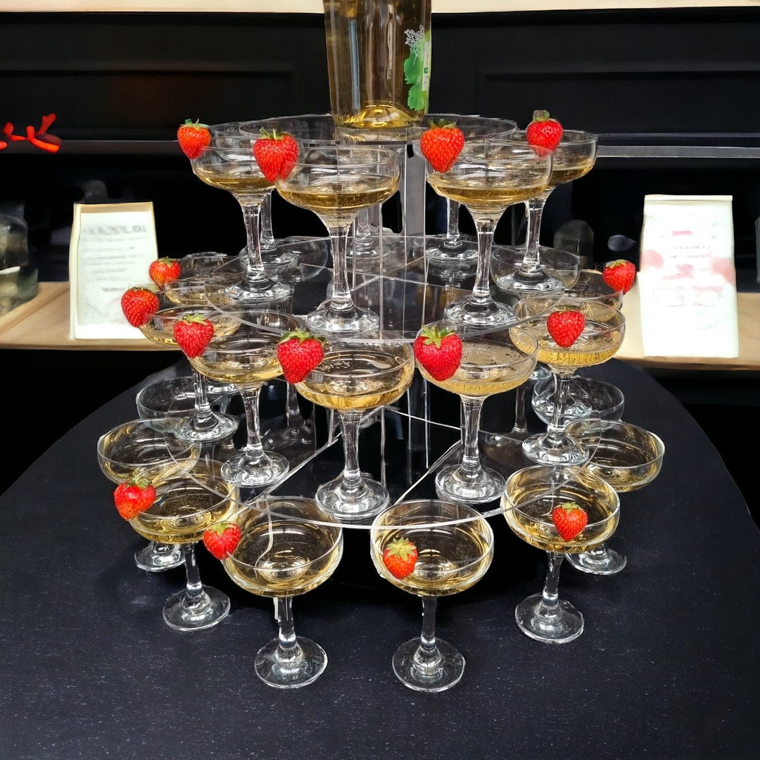Wedding / Party Cocktails Display Stands for Coupe Glasses. Custom ...