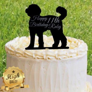 Cockapoo Shaped Cake Topper Made in Many Colours and Sizes ...