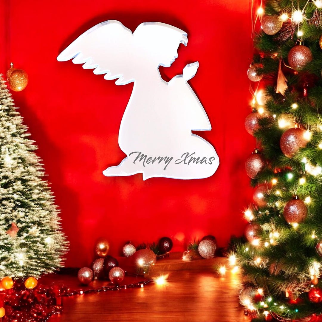 Angel Praying Shaped Acrylic Mirrors, Custom Colours, Sizes, Shapes ...