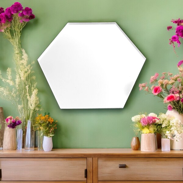Hexagon Mirror - Etsy