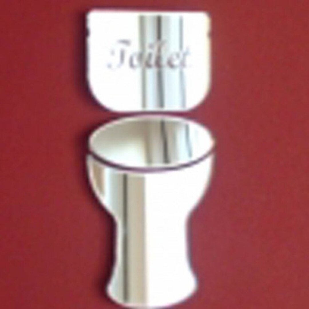 Engraved toilet Door Sign 5 Sizes Available - Etsy