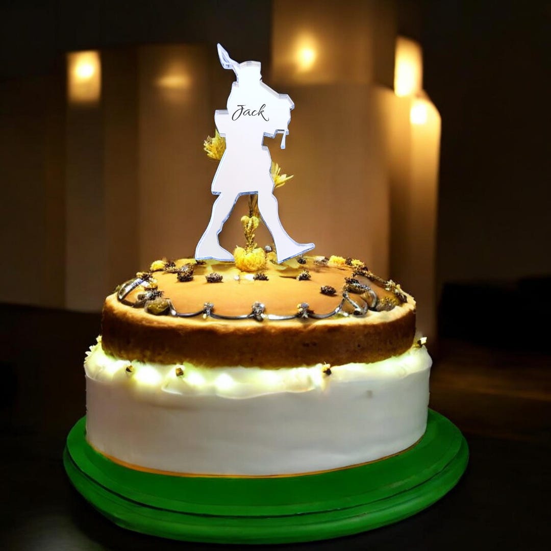 Scottish Bagpipe Player Shaped Cake Toppers - Custom Colours, Any ...