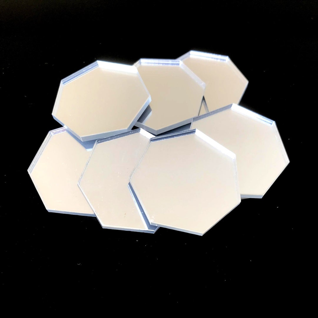 Heptagon Shaped Crafting Sets of 10 many Colours / Sizes, Personalised ...