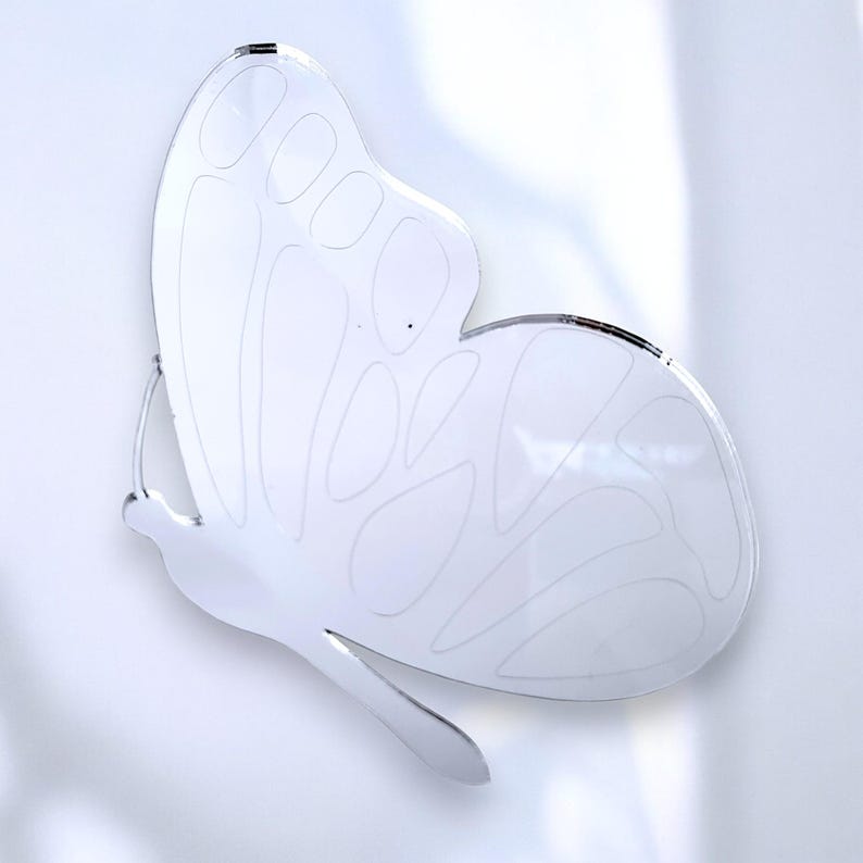 Butterfly Flying Mirrors, Custom Colours, Sizes, Shapes, Engraving ...