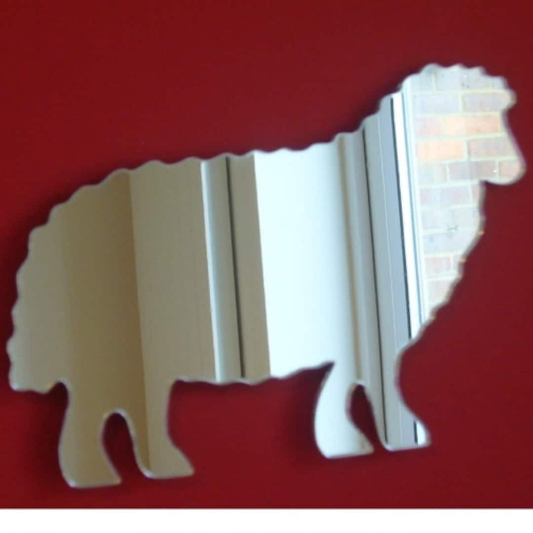 Sheep Mirror 5 Sizes Available, Bespoke Shapes Made - Etsy