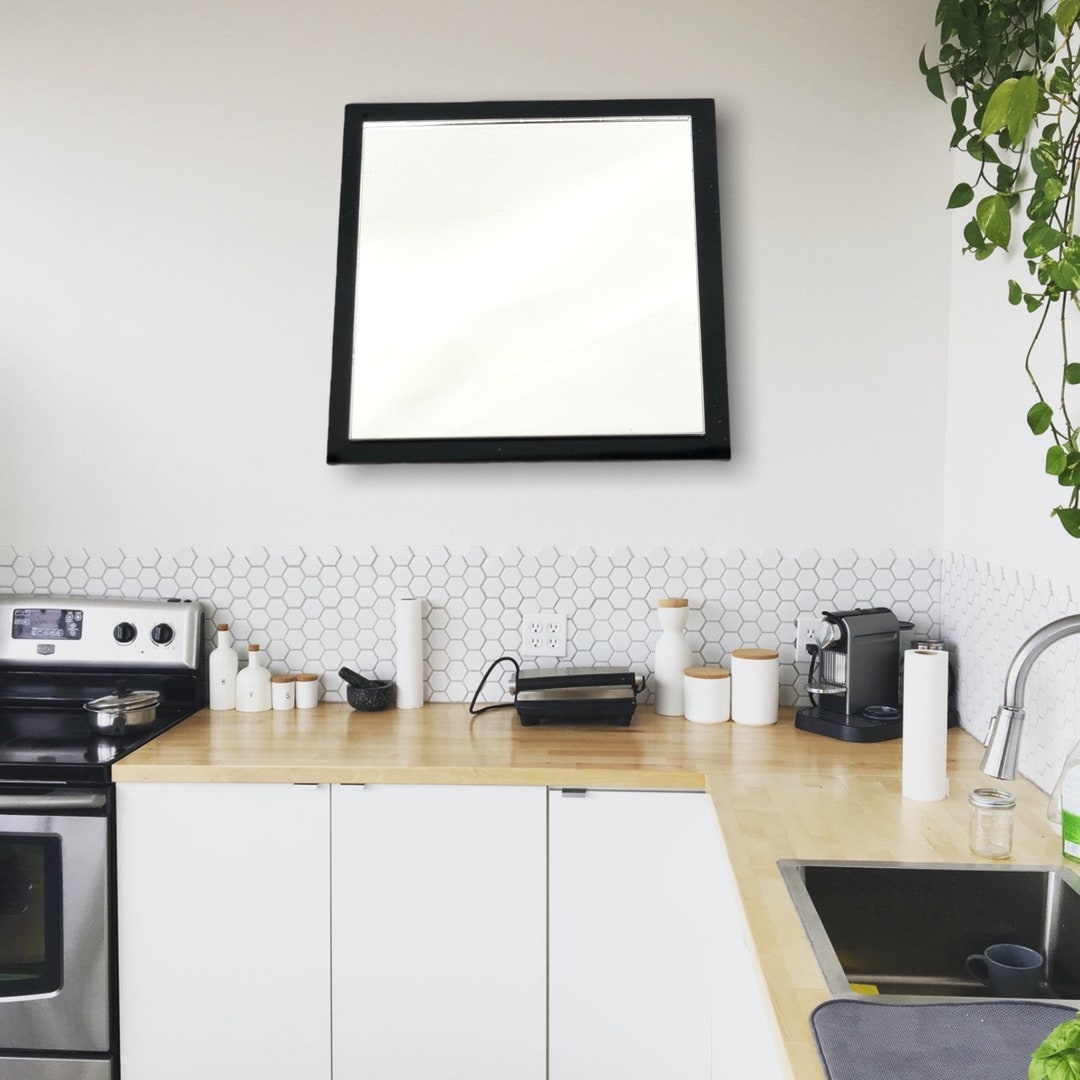 Square Shaped Mirrors With a Colour Frame of Your Choice & Hooks ...