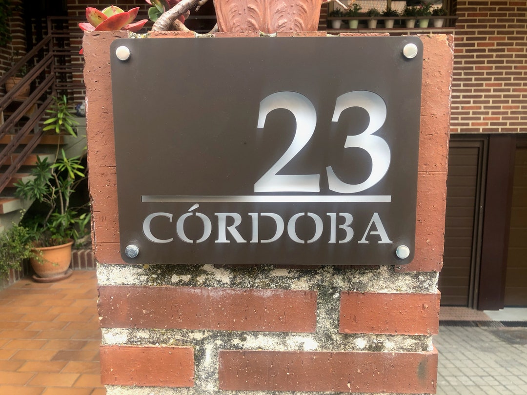 Custom Rectangular House or Shop Signs Custom Colours, Sizes & Shaes ...