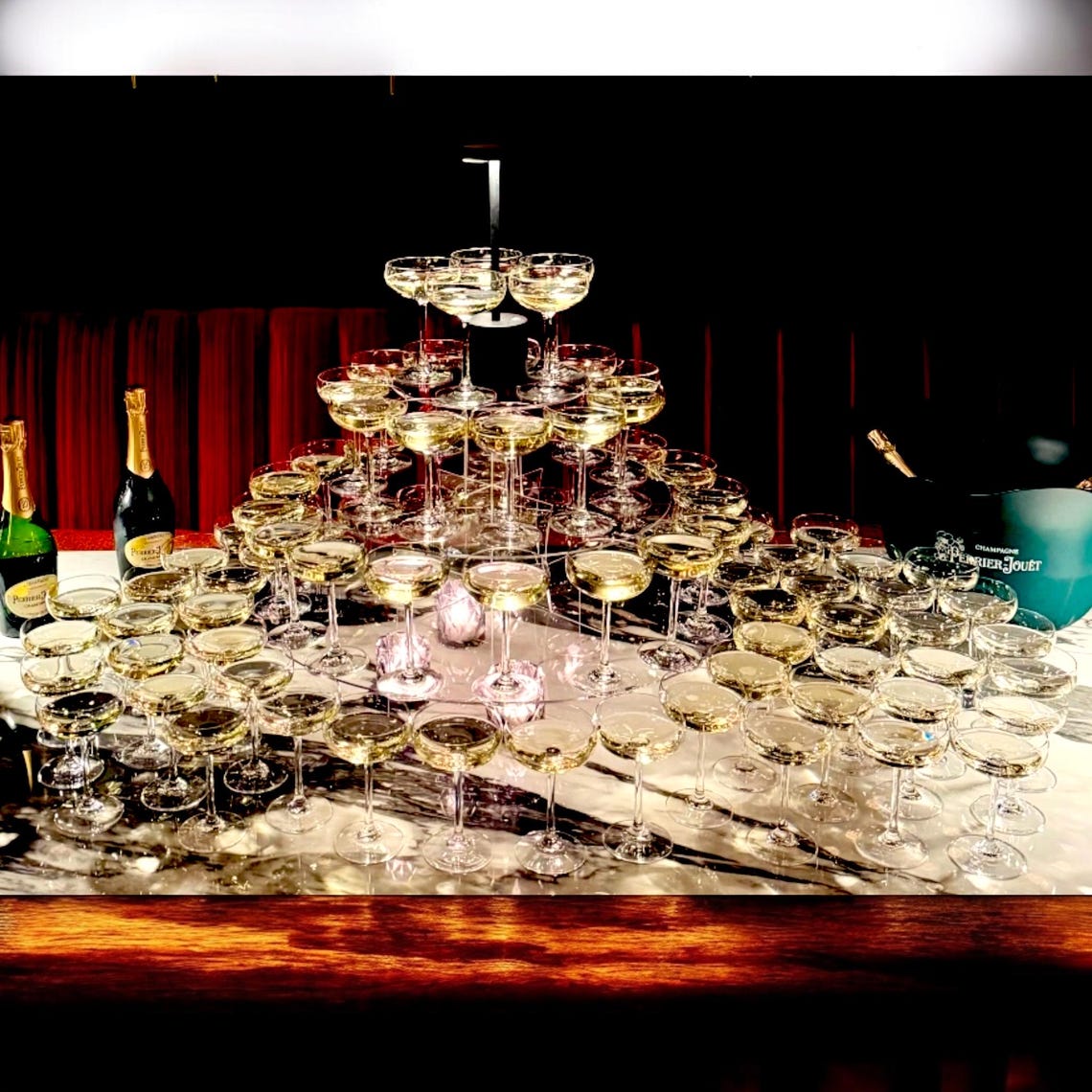 Wedding / Party Cocktails Display Stands for Coupe Glasses. Custom ...
