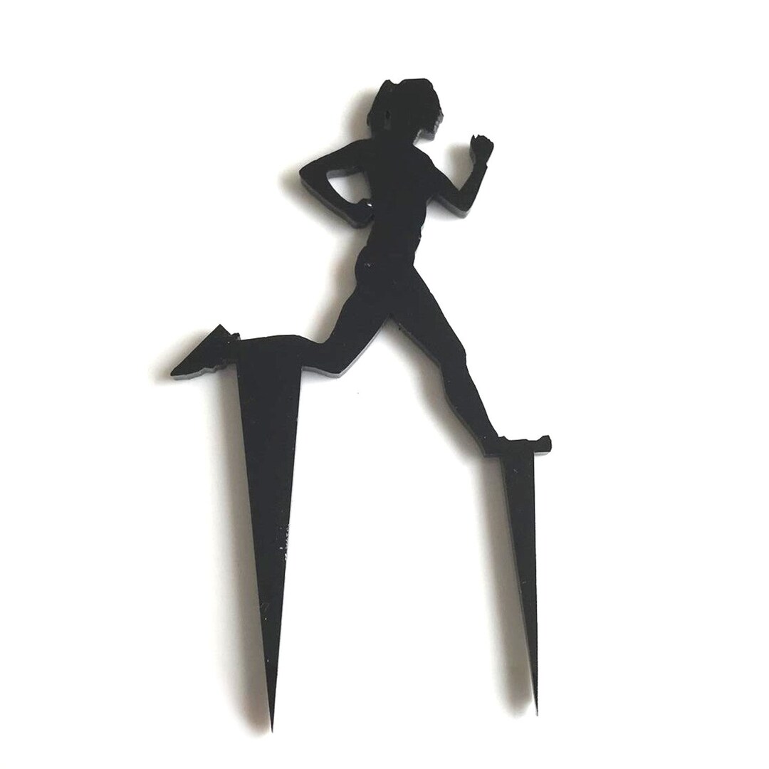 Marathon Runner Cake Toppers & Cup Cake Toppers Several - Etsy