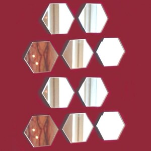 Hexagon Shaped Mirrors Bespoke Sizes, Colours & Shapes Made., Bespoke ...