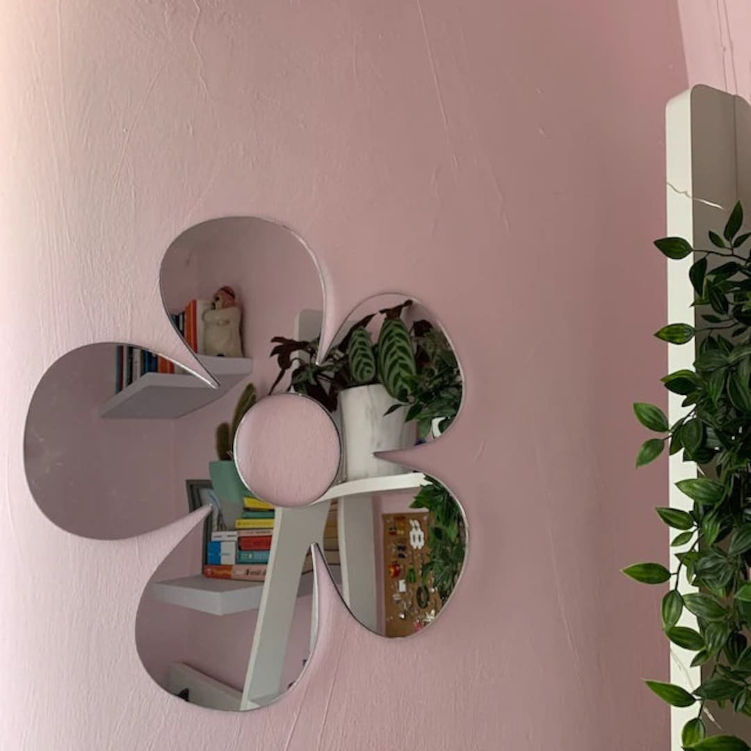 Daisy Shaped Mirror 5 Sizes Available and Coloured Mirrors - Etsy Australia