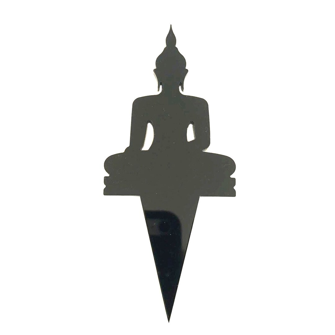 Buddha Cake Topper: Bespoke Acrylic Cupcake Decorations - Etsy