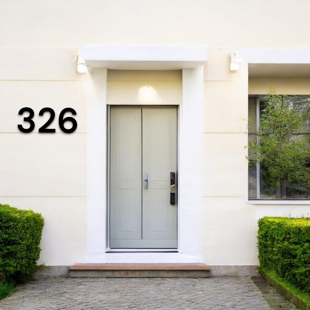 Floating House Letters & Numbers With Fixings (sold per Digit) - Custom ...