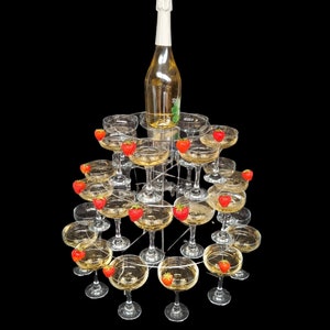 Wedding / Party Cocktails Display Stands for Coupe Glasses. Custom ...