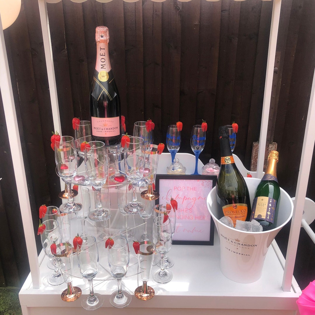 Wedding / Party Champagne / Prosecco Display Stands for Flute Glasses ...