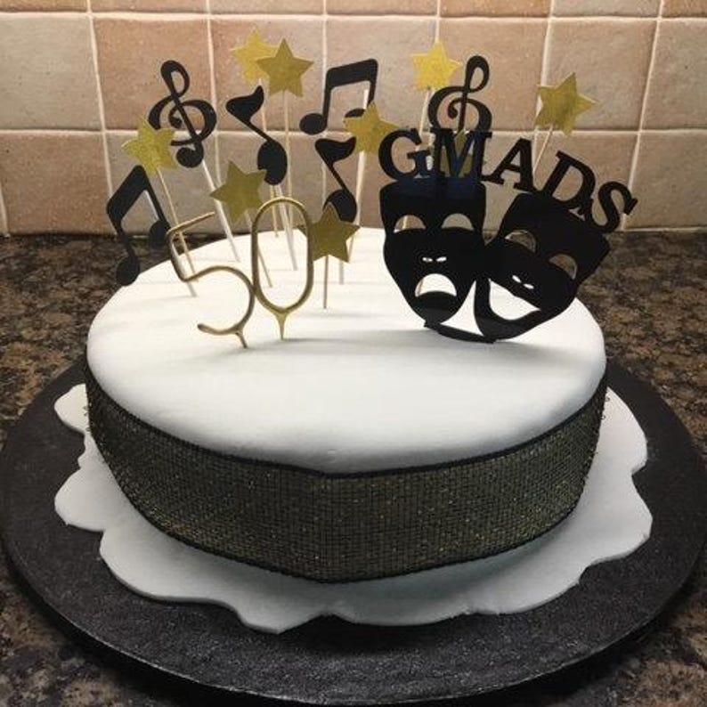 Comedy Tragedy Masks Cake Toppers: Bespoke Style, Recycled Acrylic - Etsy
