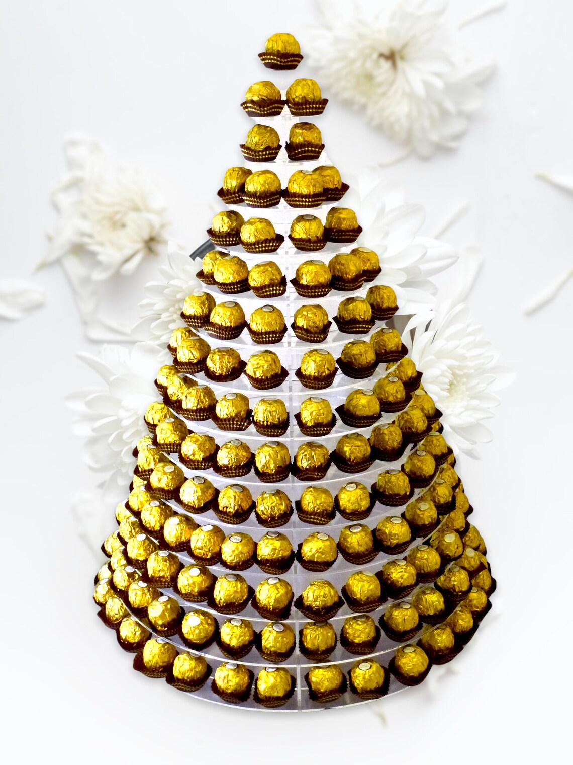 Round Rocher Chocolate Sweets or Marshmallow Wedding & Party - Etsy