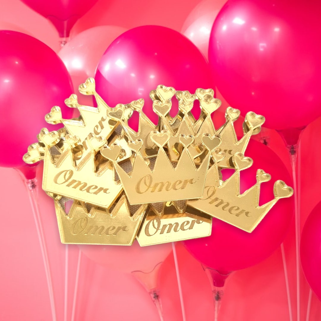 Engraved Crown Shaped Crafting Sets of 10 many Colours / Sizes ...