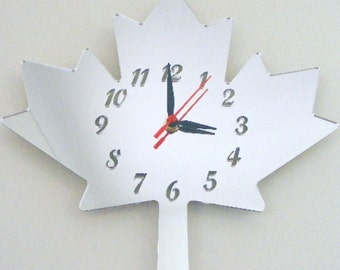Maple Leaf Clock | Etsy