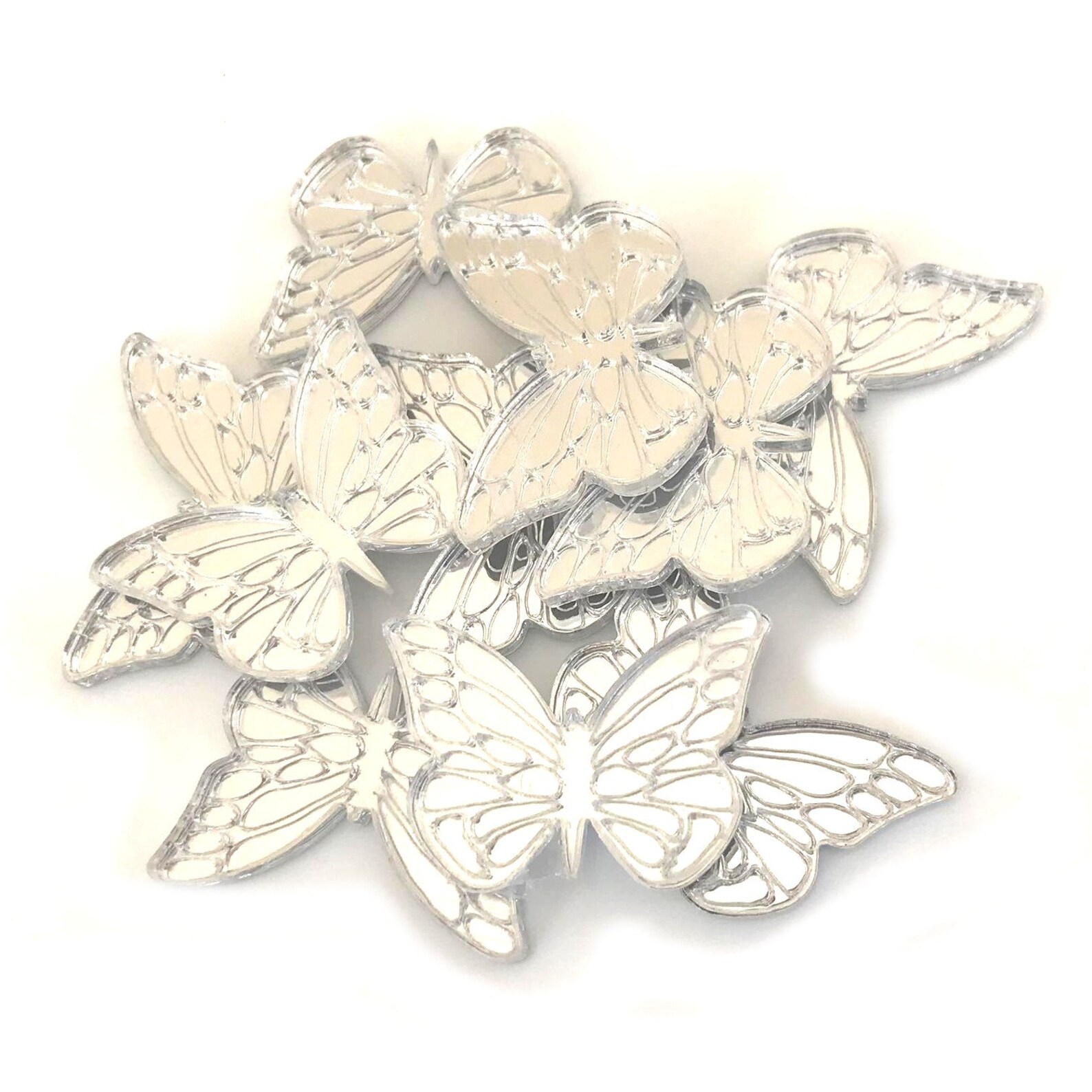 Butterfly Etched Shaped Crafting Sets of 10 many Colours / - Etsy