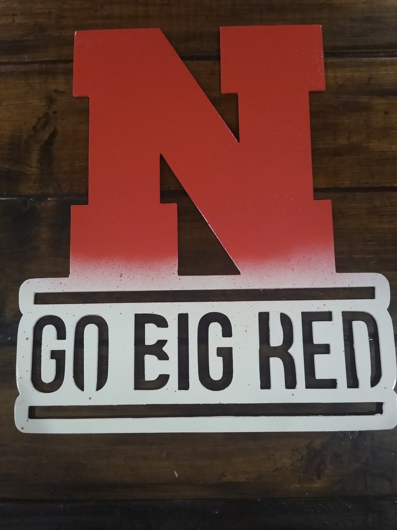 Husker go BIG Red Sign - Etsy