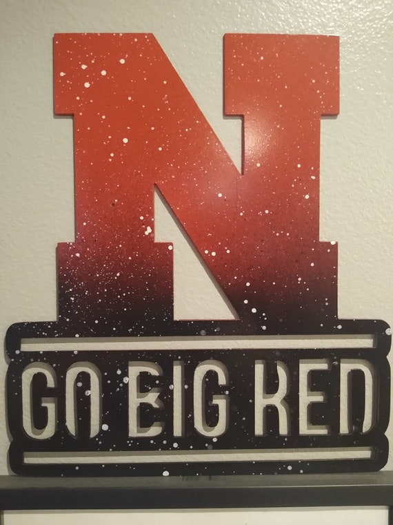 Husker go BIG Red Sign | Etsy