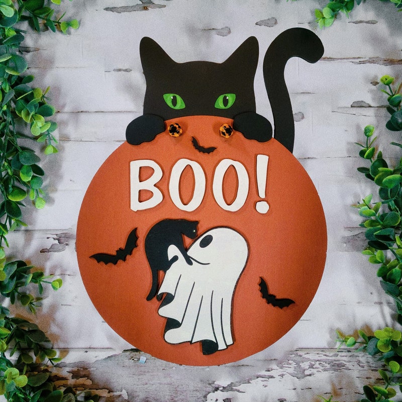 Halloween Door Decor - Etsy