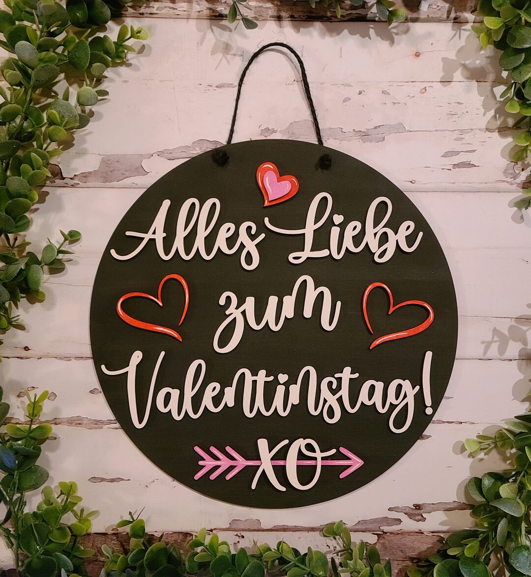 Alles Liebe Zum Valentinstag, German, Happy Valentine's Day, Valentines ...