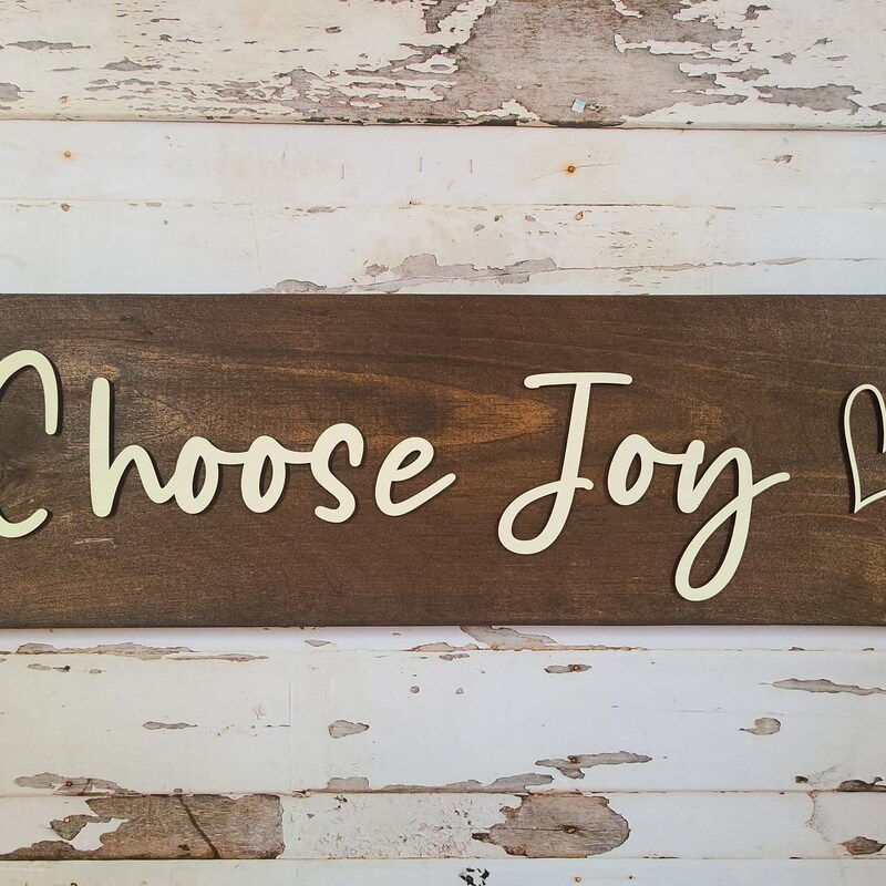 Joy Sign - Etsy