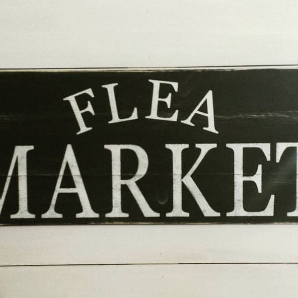 Flea Market Sign - Etsy