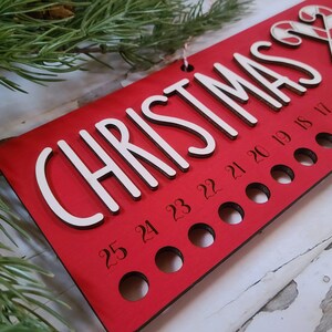 Christmas Countdown, Christmas Decor, Candy Cane, Countdown, Farmhouse ...