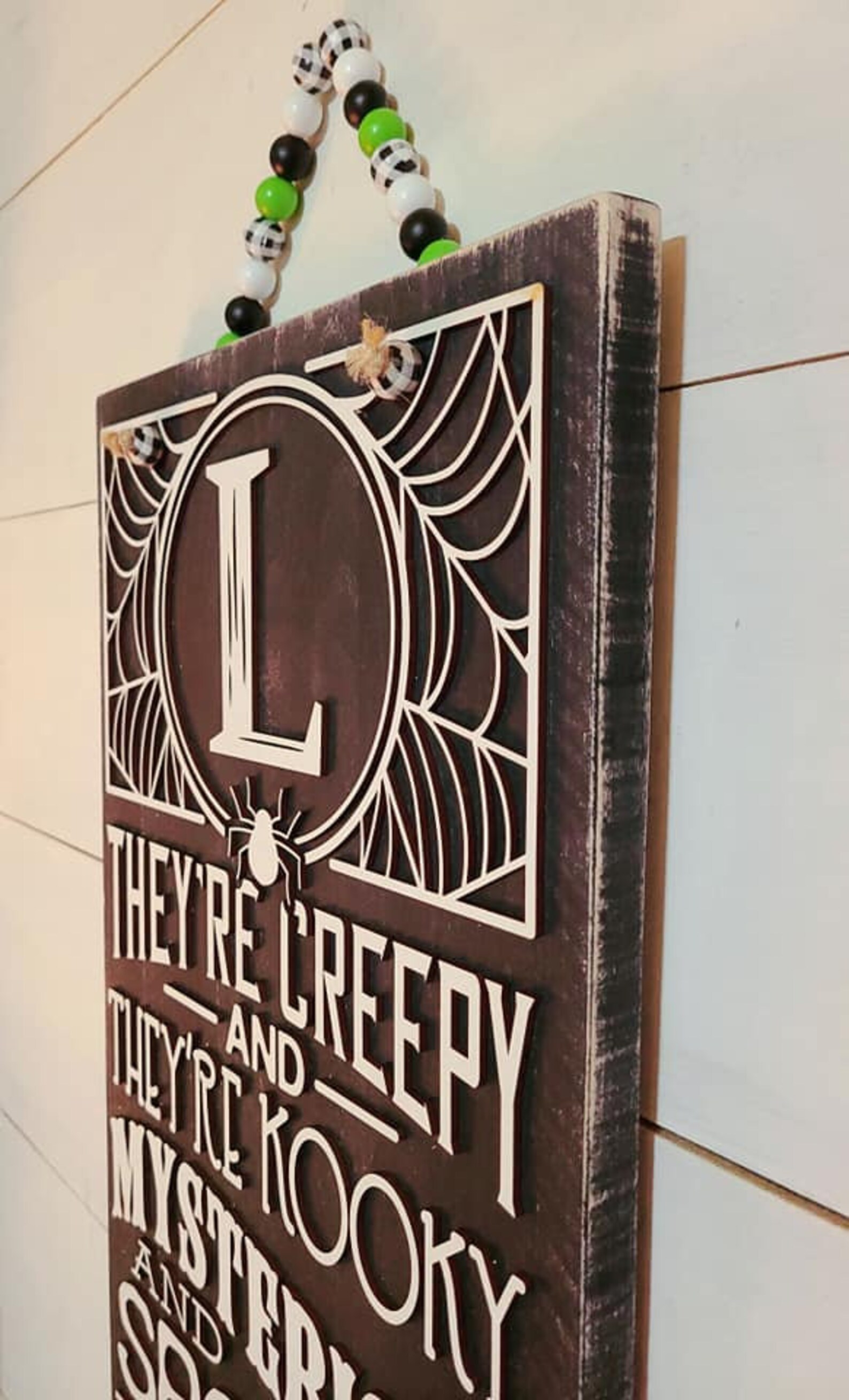 The Addams Family Personalized Wood Sign Song Lyrics | Etsy