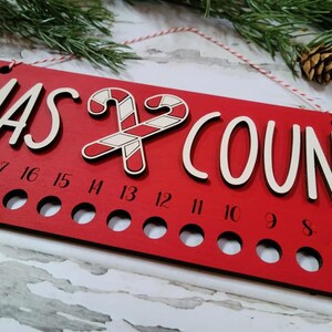 Christmas Countdown, Christmas Decor, Candy Cane, Countdown, Farmhouse ...